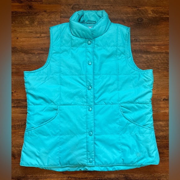 Izod | Jackets & Coats | Izod Womens Turquoise Puffer Vest | Poshmark